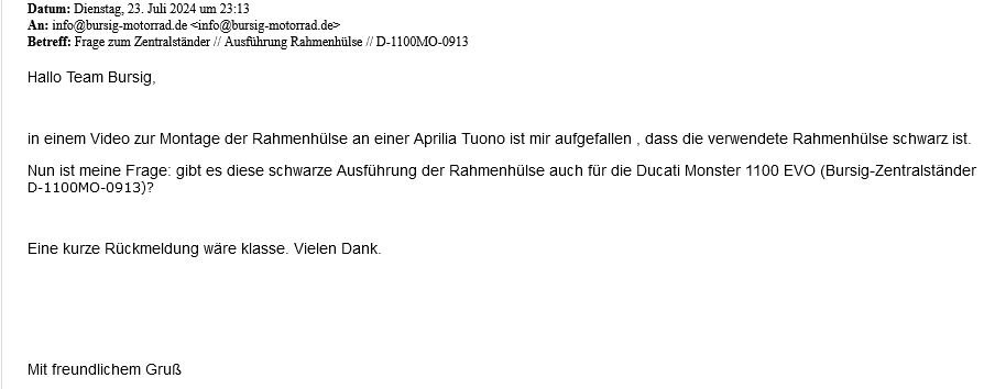 Bursig Ständer - Optik und Zubehör - Monstercafe - das Ducati Monster Forum